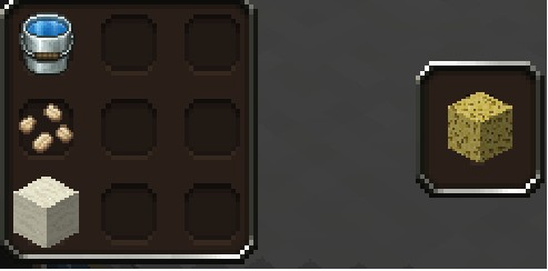 Craftable Sponge Minecraft Mod